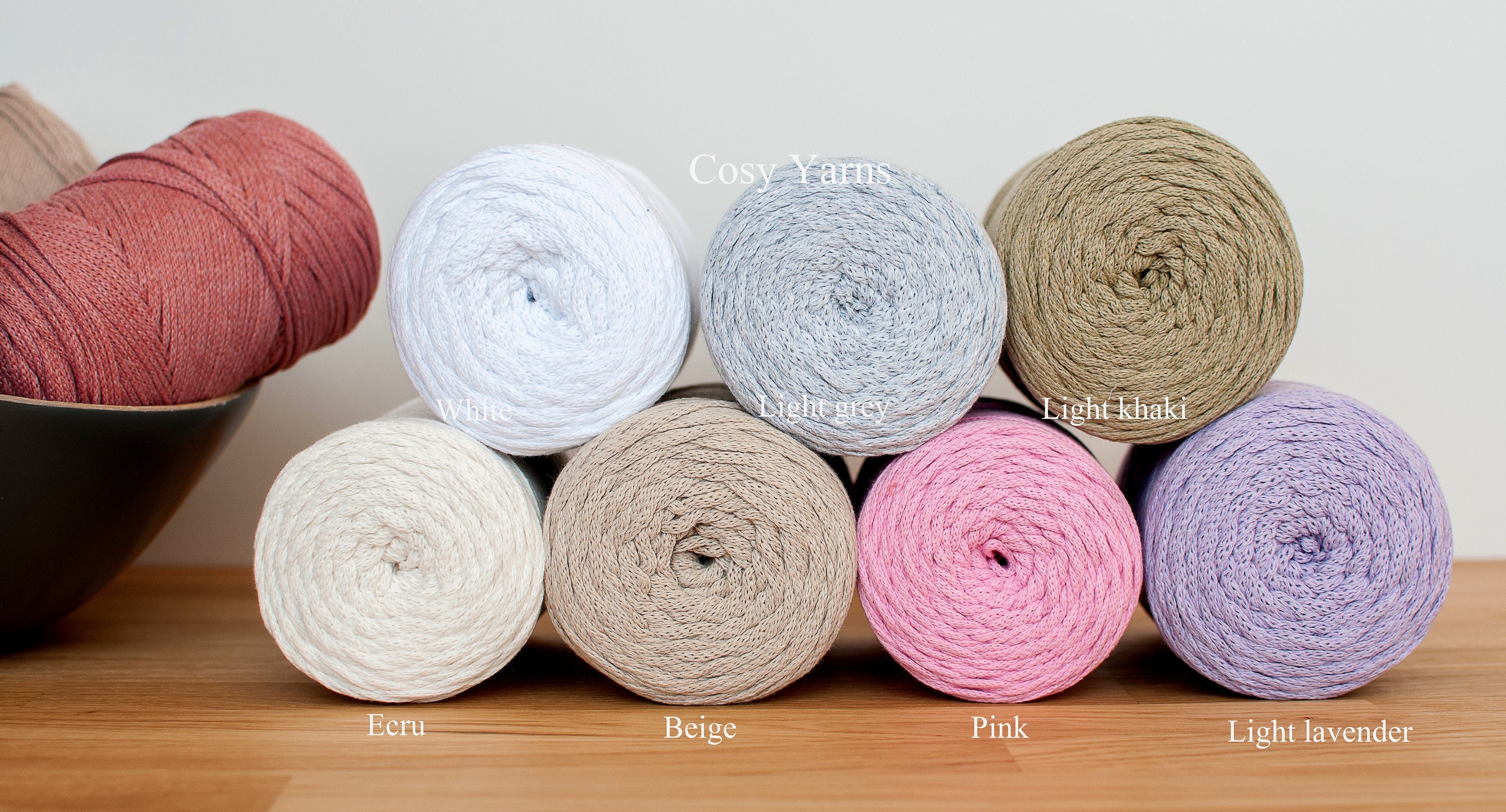 Macrame Braided Cotton Cord 2mm 2.5mm 10-220 Metres String - Etsy UK