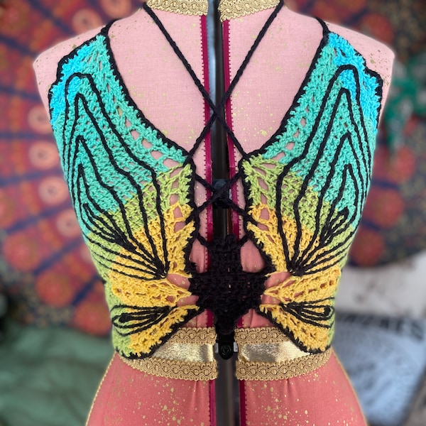 Butterfly Halter Top - Etsy