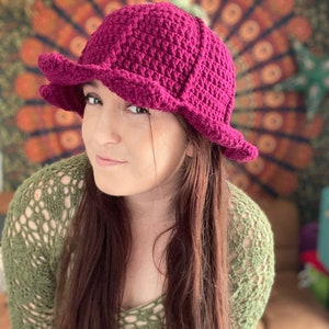 Flower Patch Hat Pattern - Etsy