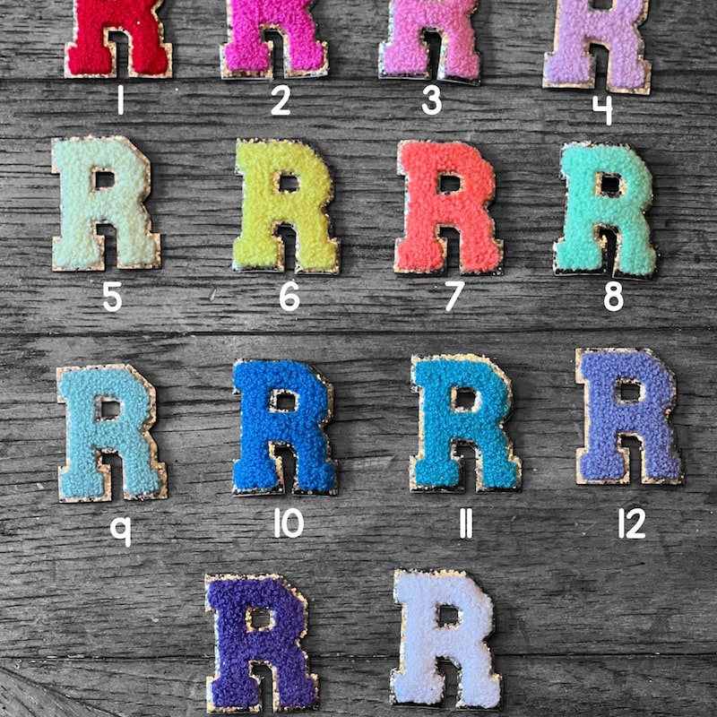 Alphabet Patches - Etsy