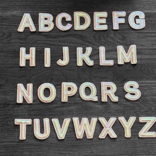 Puffy Iron on Letters - Etsy