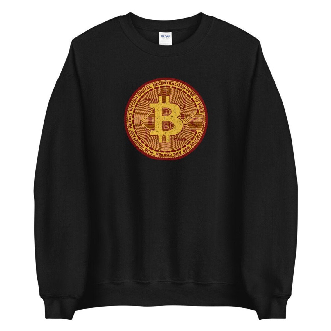 BTC Coin Unisex Bitcoin Sweatshirt - Bitcoin Merch - Hodl - Etsy