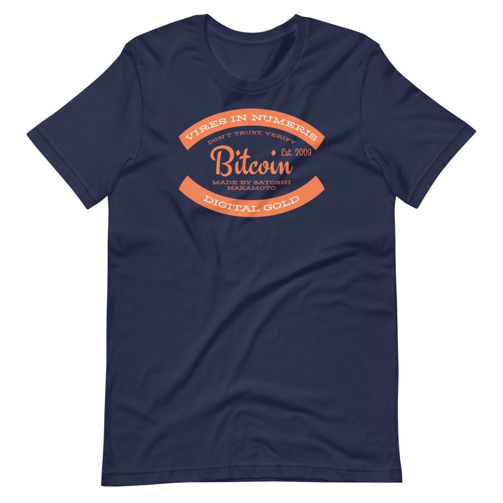 Bitcoin by Satoshi Nakamoto Bitcoin T-shirt⎜bitcoin Merchandise ...