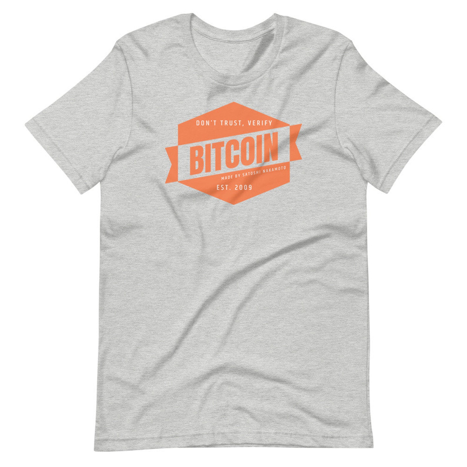 Don't Trust but Verify Bitcoin T-shirtbitcoin Merchandise bitcoin ...