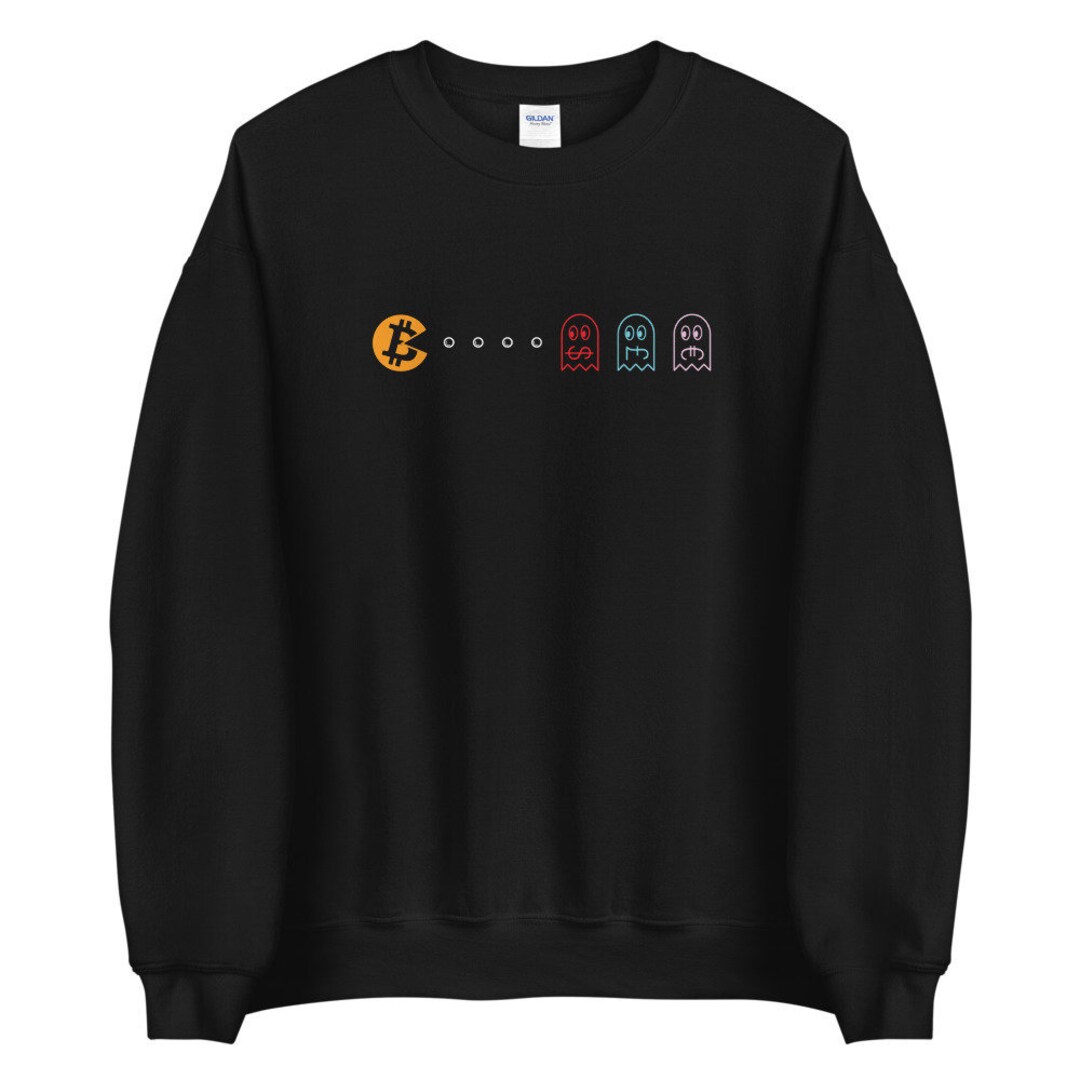 Buy Bitcoin Pacman Unisex Sweatshirt Bitcoin Merch BTC Online in India ...