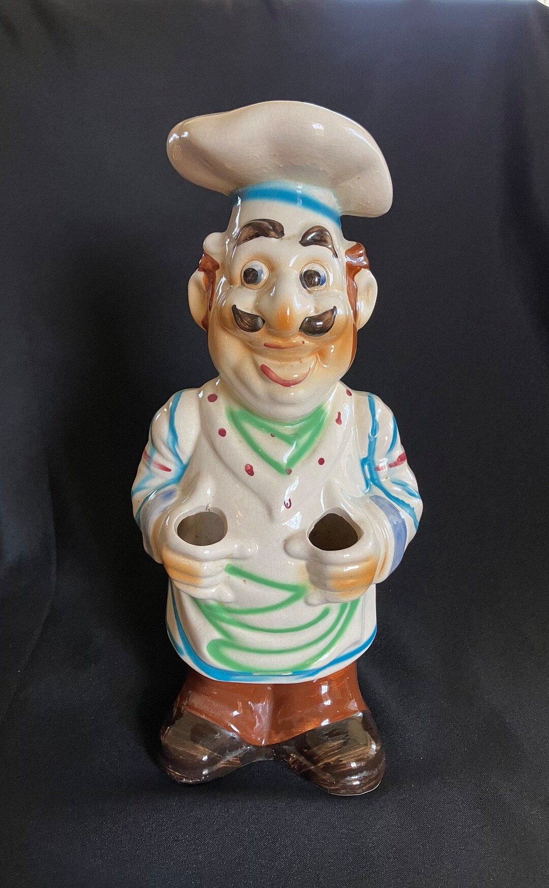 1960s Himark Taiwan Ceramic Chef Kitchen Utensil Holder - Etsy