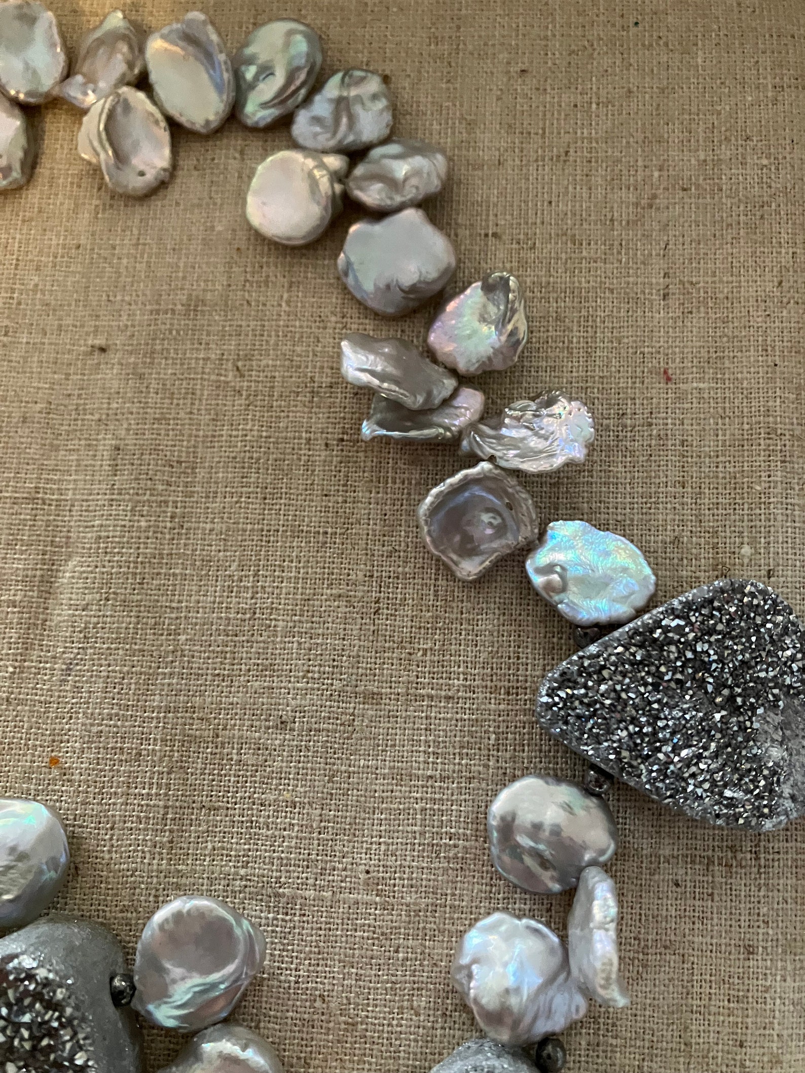 Vintage 1990s Lucoral, Very Chunky, Very Silver Statement Necklace - Etsy