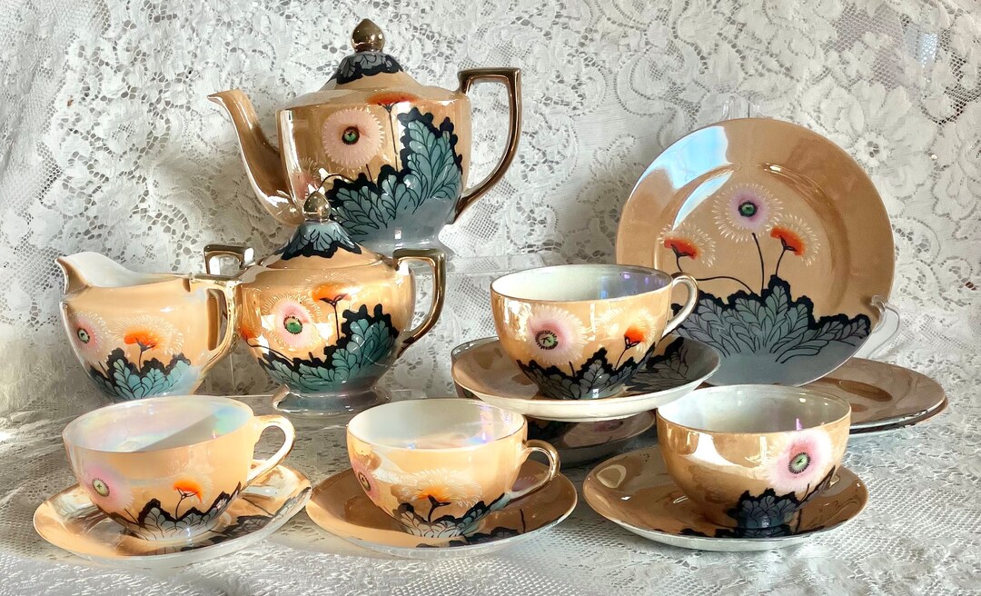 1940s Japan Lusterware Tea Set - Etsy