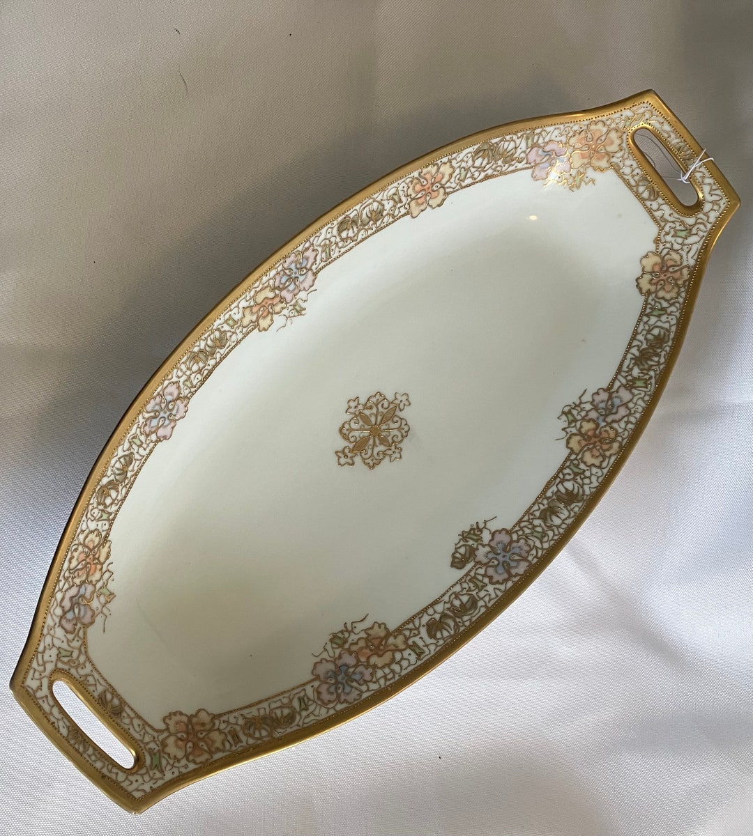 Handpainted RC Nippon Small Platter - Etsy