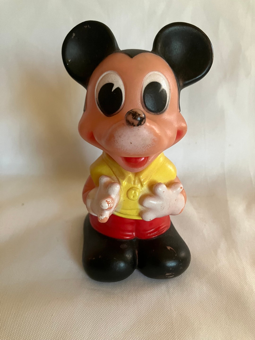 Early 1960s Mickey Mouse Squeaky Bath Toy - Etsy