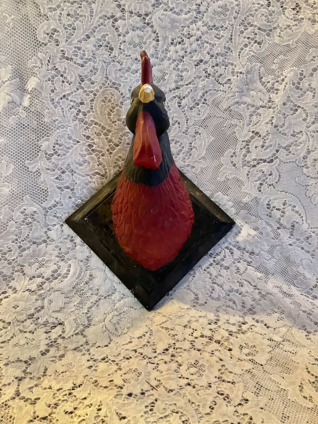 Vintage 1993 Rooster Head Wall Mount - Etsy
