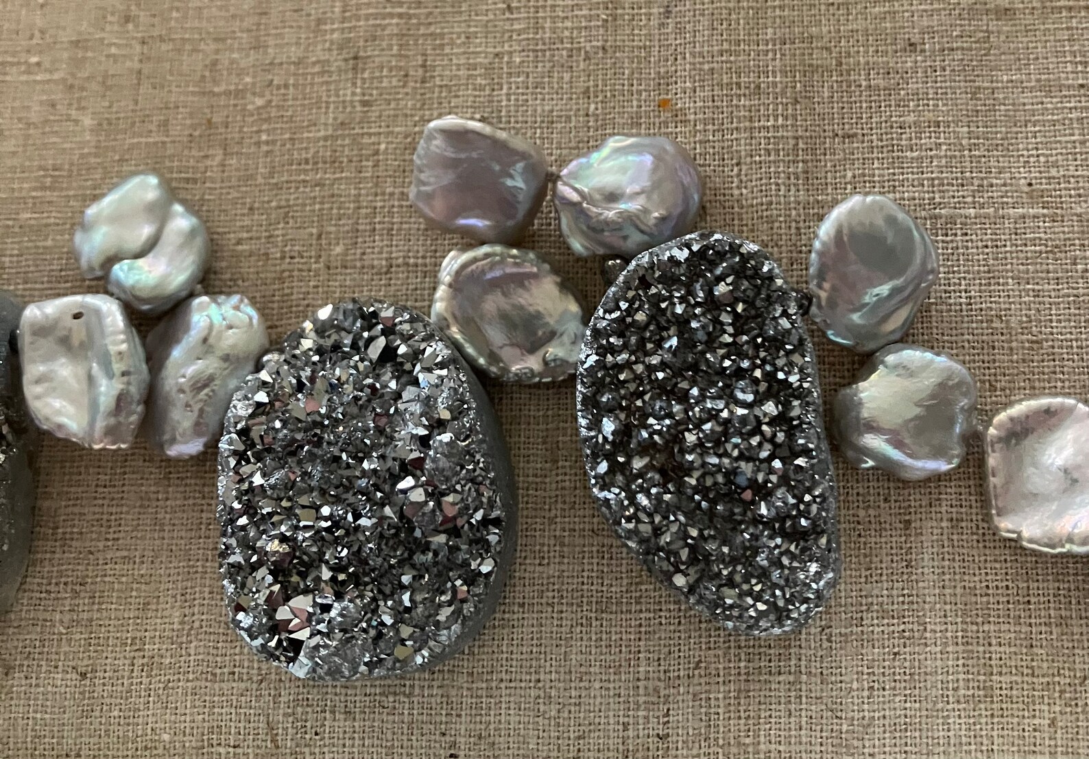 Vintage 1990s Lucoral, Very Chunky, Very Silver Statement Necklace - Etsy