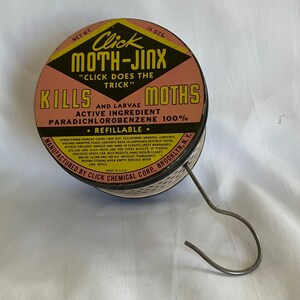Click Moth-jinx 1940s/50s Tin - Etsy