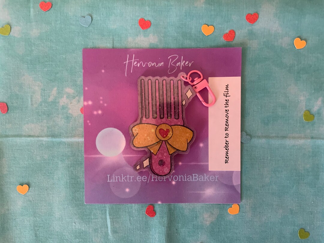 Handmade Black is Magical Keychain Sketch Lover Gift Magical ...