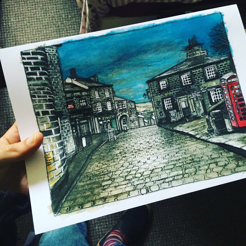 Main Street, Howarth, Bradford, England - Etsy