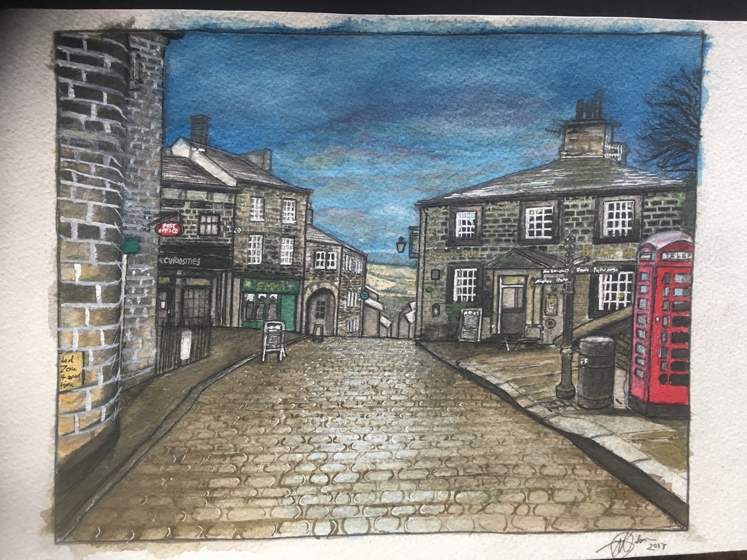 Main Street, Howarth, Bradford, England - Etsy