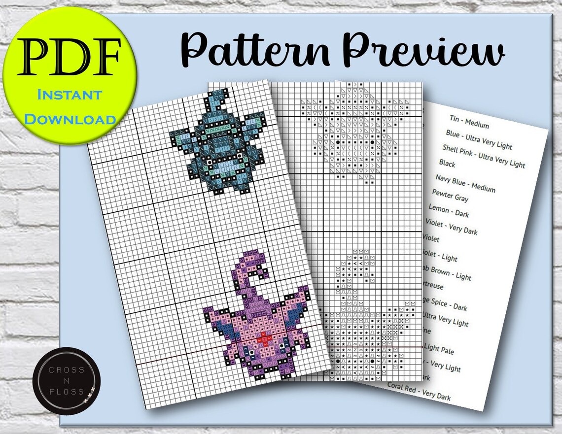 Pokémon Eeveelution Sprites Cross Stitch Pattern – 10" Hoop (PDF ...