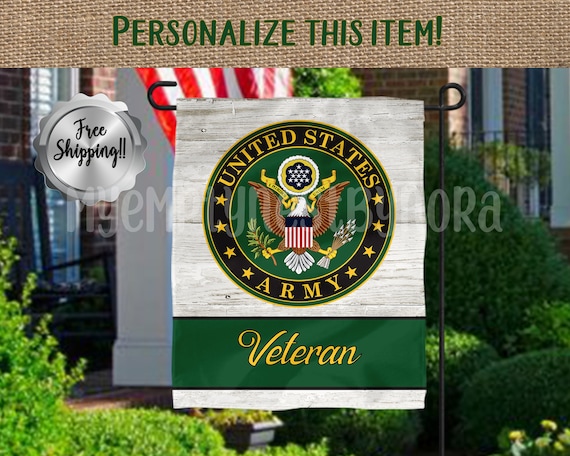 US Army Garden Flag Military Garden Flags Custom Military - Etsy