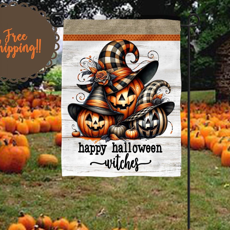 Halloween Flags - Etsy