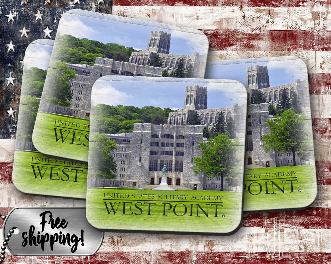 USMA Drink Coasters West Point Decor Photo Coaster Gift - Etsy