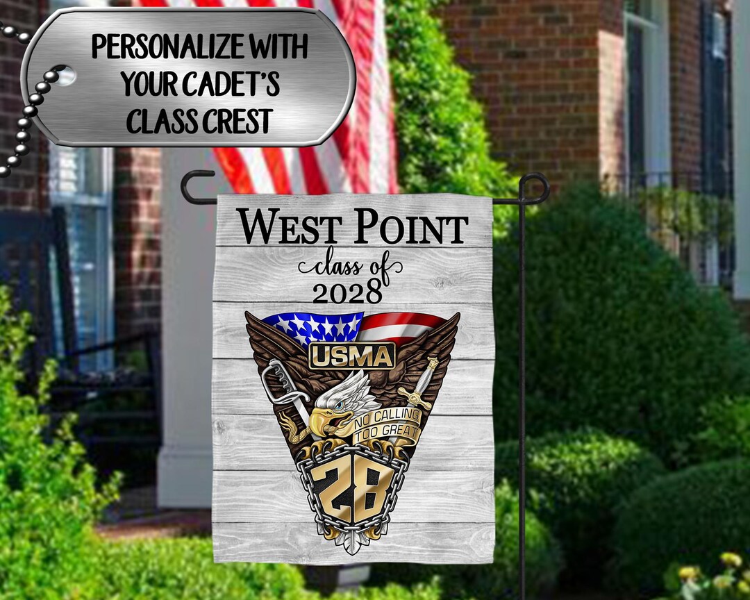 West Point Class Crest Garden Flag: USMA Spirit Decor (12x18) - Etsy