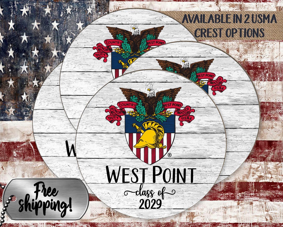USMA West Point Coasters, Graduation Gift Set - Etsy