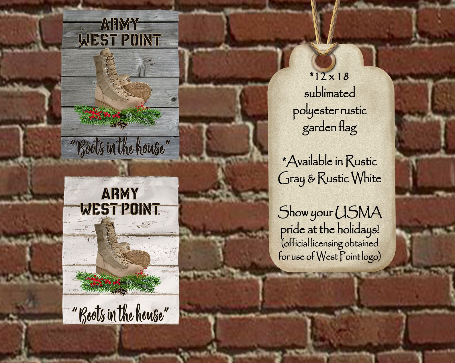 West Point flag holiday flag Army flag 12 x 18 USMA garden | Etsy