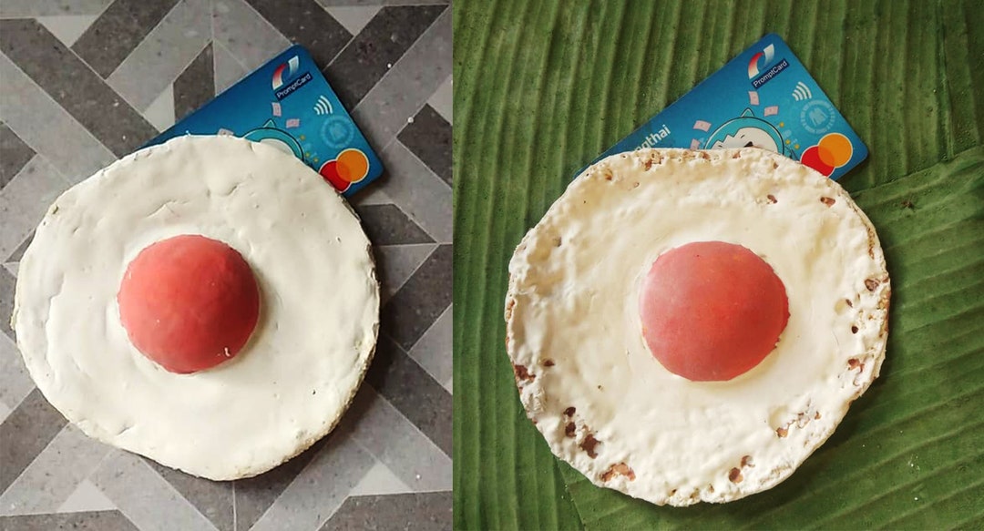 Fried Egg Wallets , Rubber , Gift Birthday Anniversary , Christmas ...