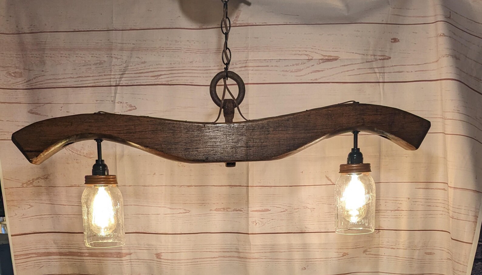 37" Ox Yoke Light - Etsy