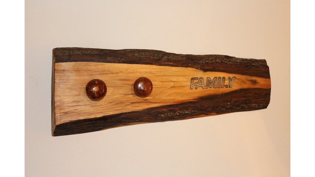 Live Edge Coat/hat/towel Rack - Etsy