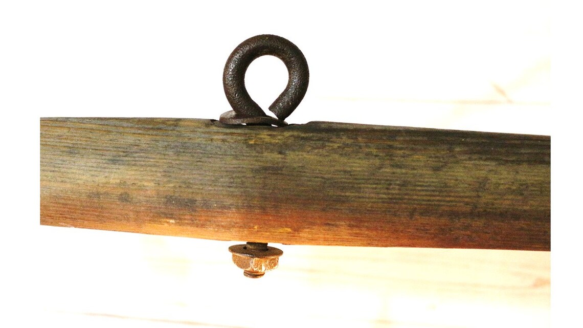 Vintage Horse Evener/yoke Light With Olive Buckets - Etsy