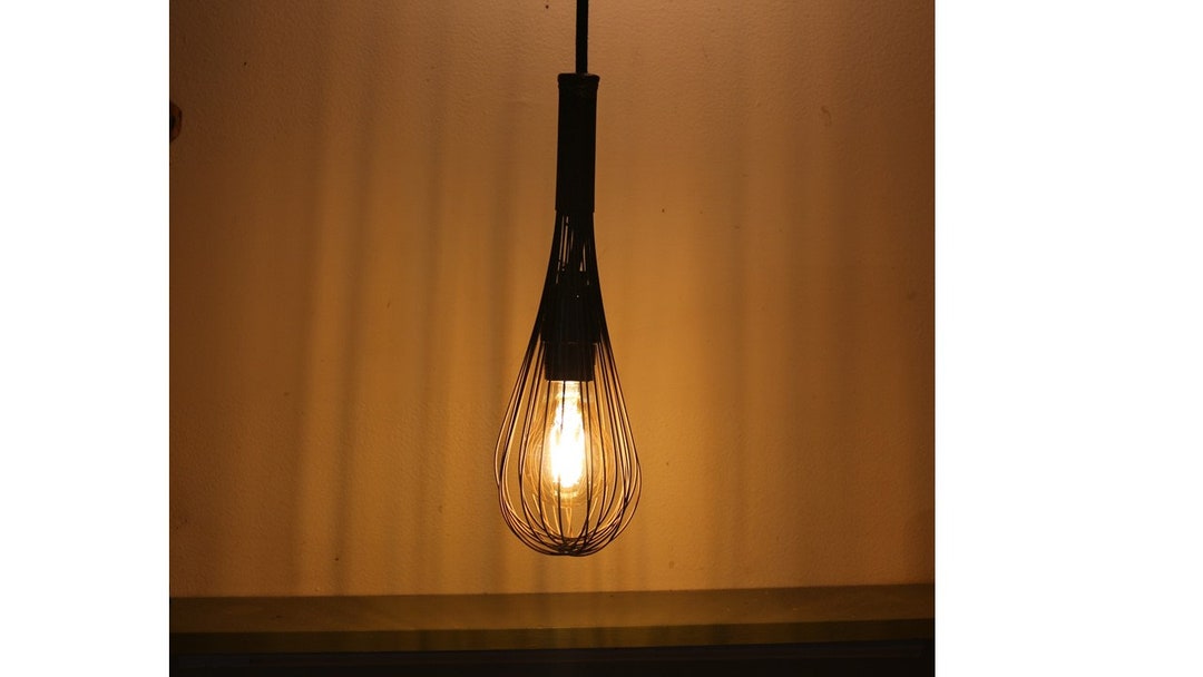 Vintage Wire Whisk Light - Etsy