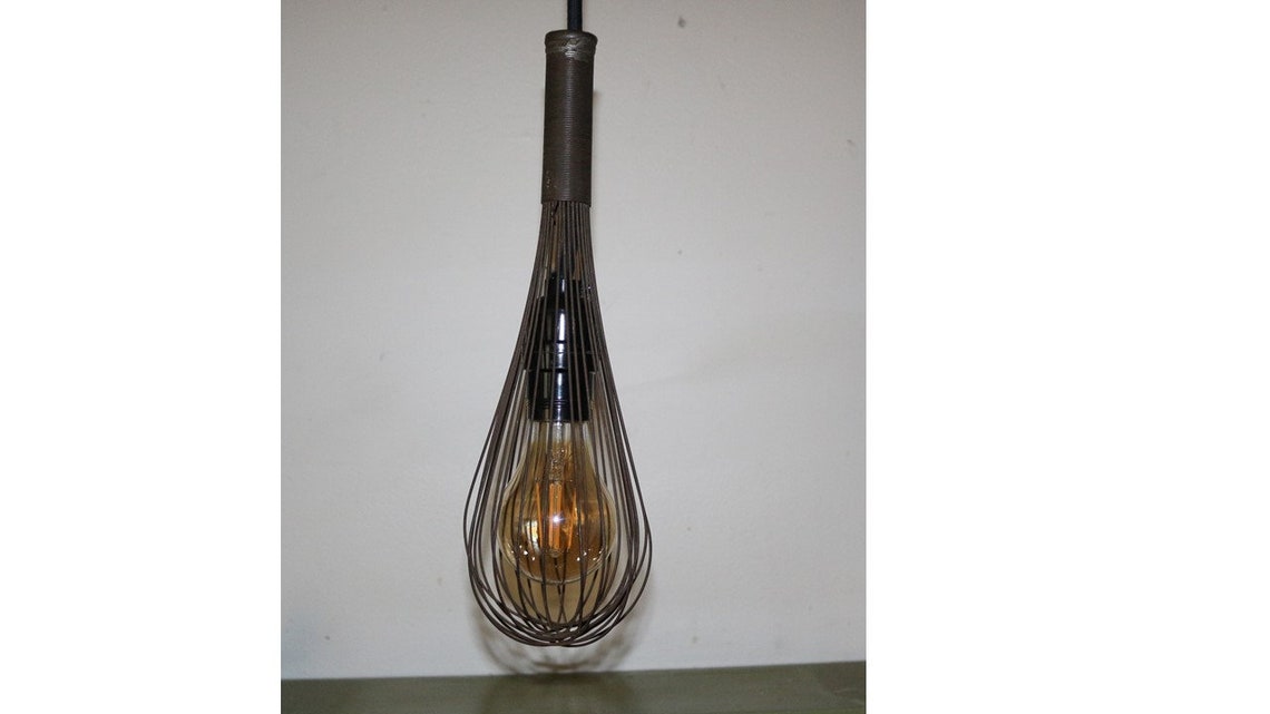 Vintage Wire Whisk Light - Etsy