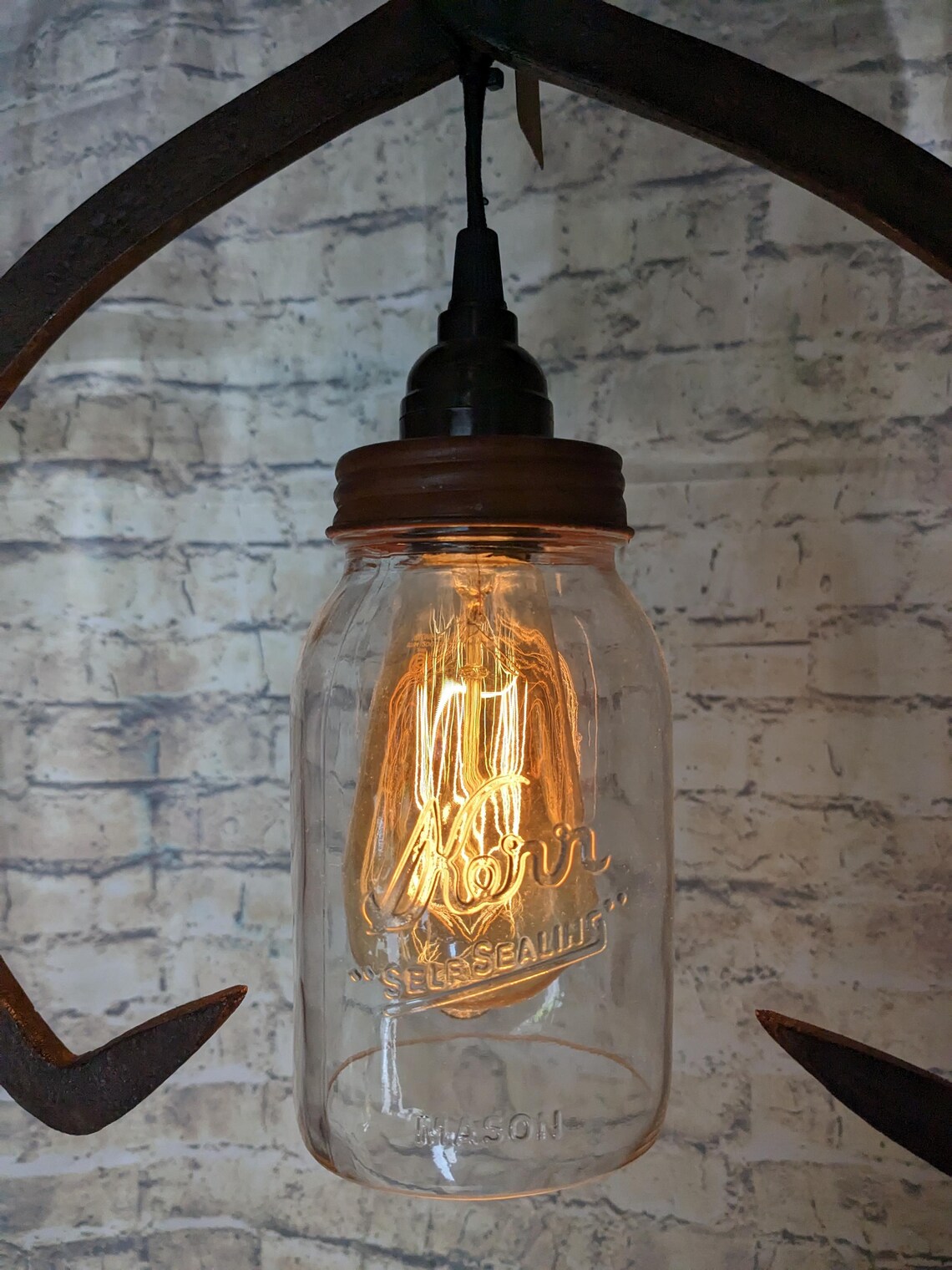 Vintage 14" Ice Block Tong Light - Etsy