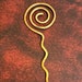 Copper Spiral Bookmark, Handmade Wire Book Mark, Reading Accessory ...