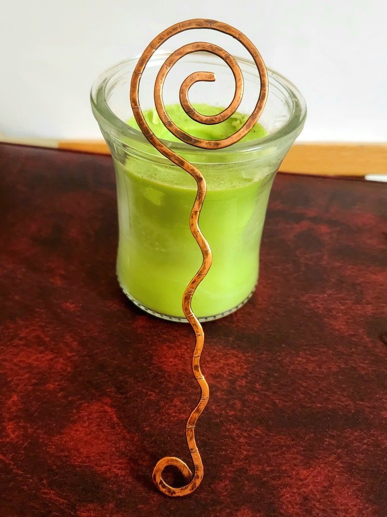 Copper Spiral Bookmark, Handmade Wire Book Mark, Reading Accessory ...