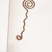 Copper Spiral Bookmark, Handmade Wire Book Mark, Reading Accessory ...