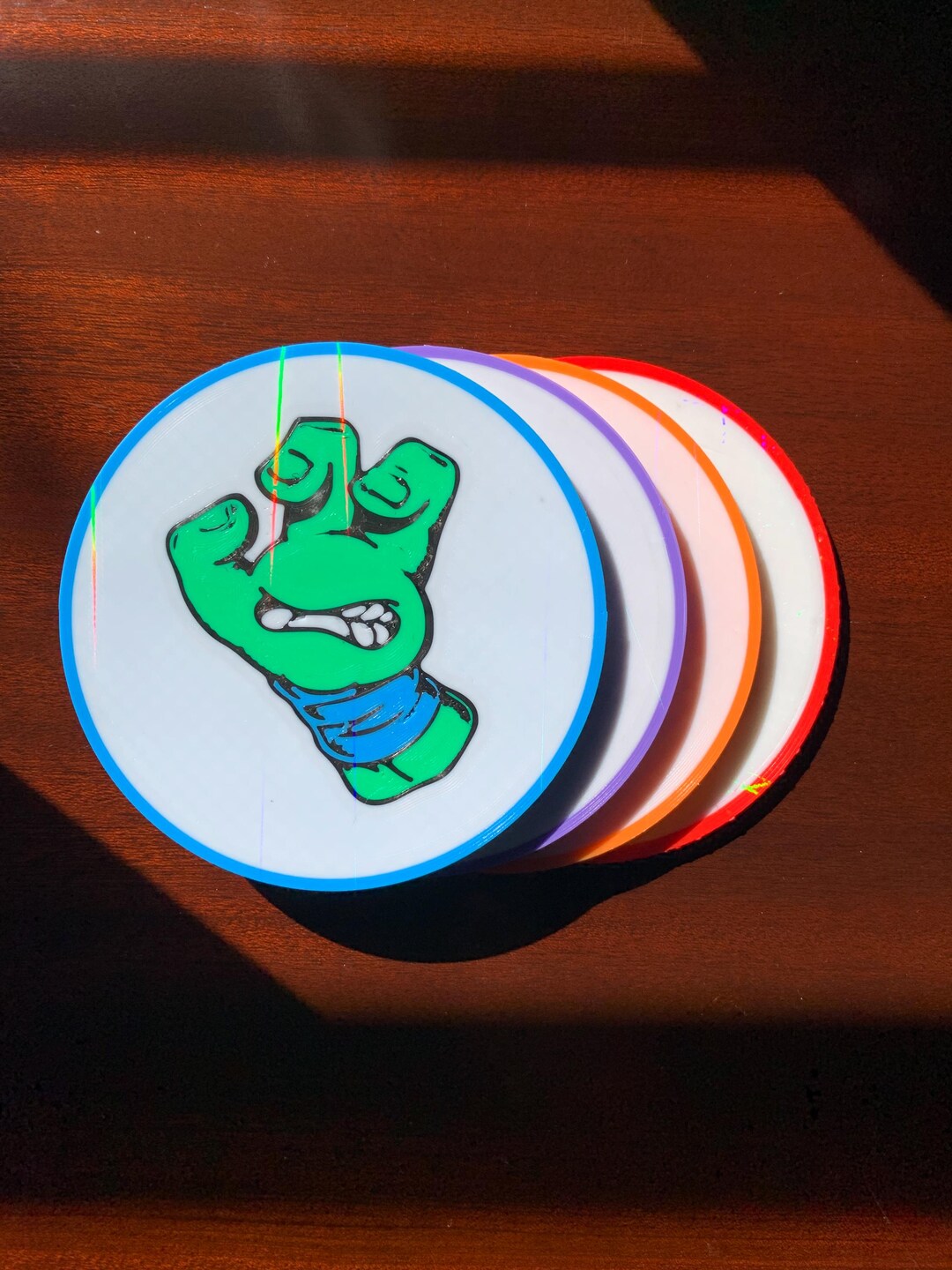 Ninja Turtles Coaster 5 Piece Set | TMNT Decor | Holographic Anti-slip ...