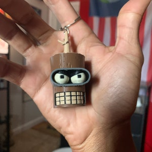 Futurama Bender Zoidberg Keychain - Etsy