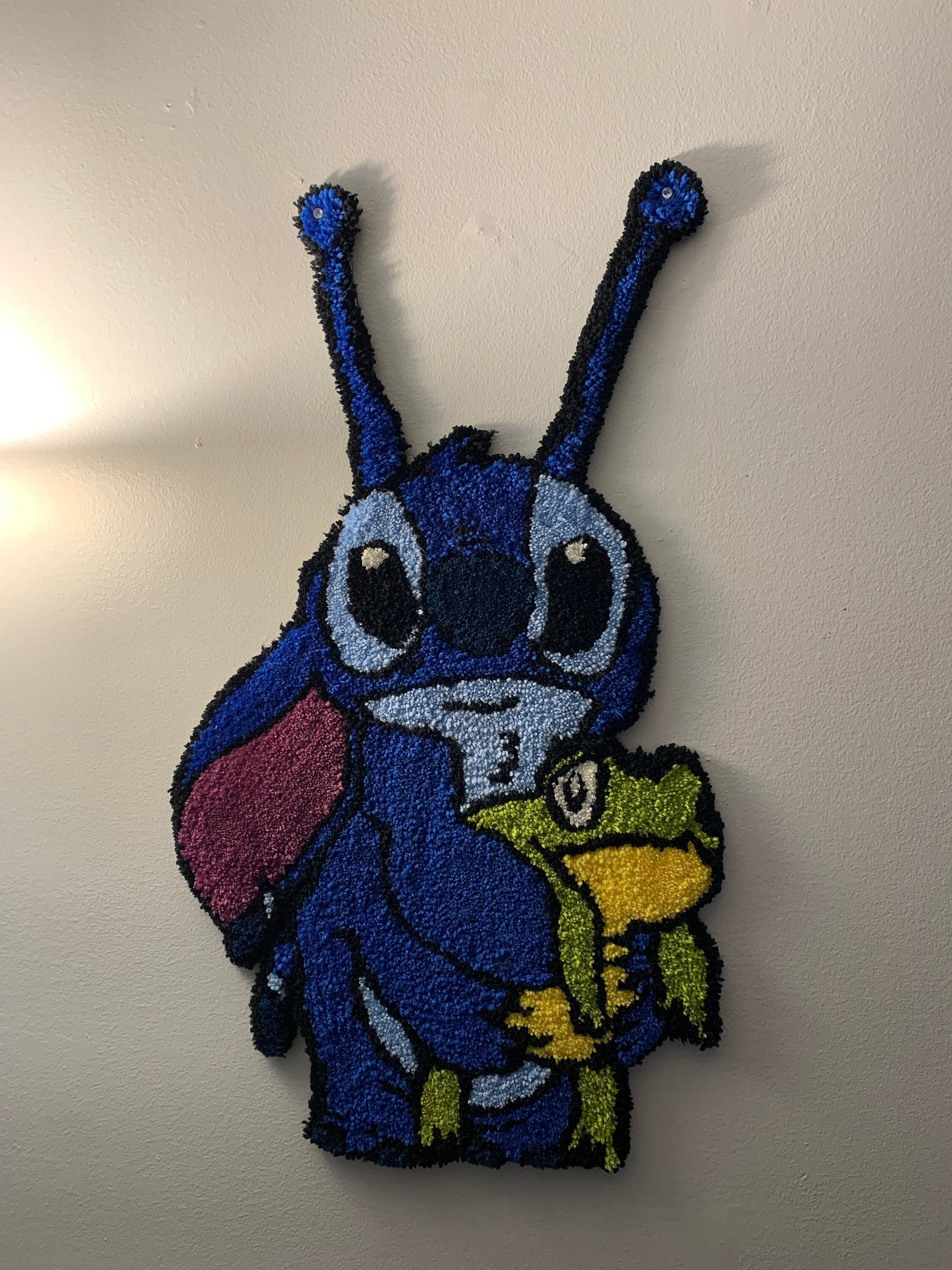 Stitch Rug Stitch Tufted Rug Handmade Fluffy Carpet, Gift for Kids ...