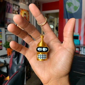 Futurama Bender Zoidberg Keychain - Etsy