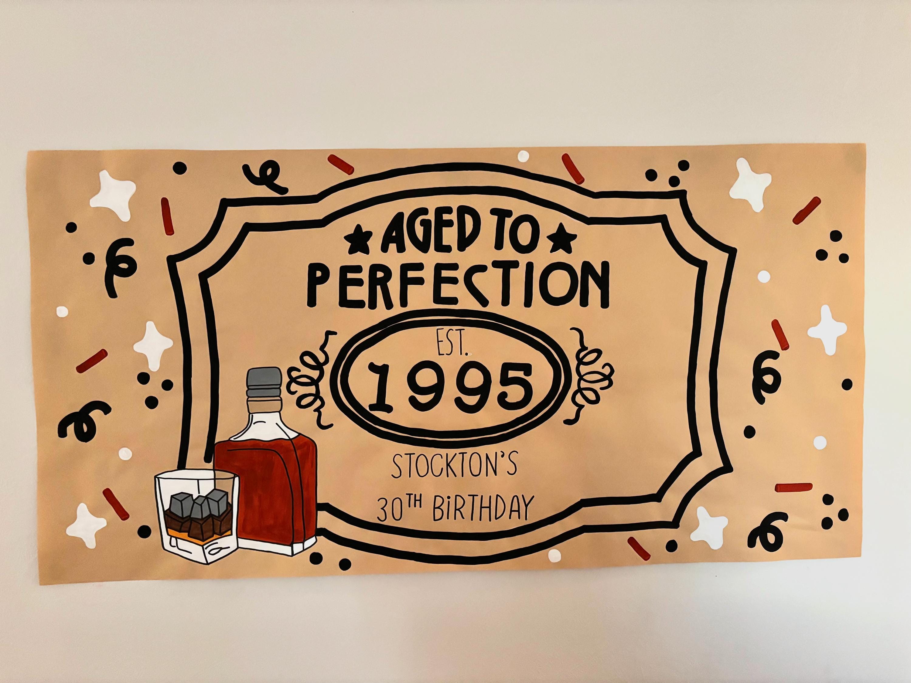 Event Banner - Custom Hand-painted Butcher Paper Banner - Party Signs ...