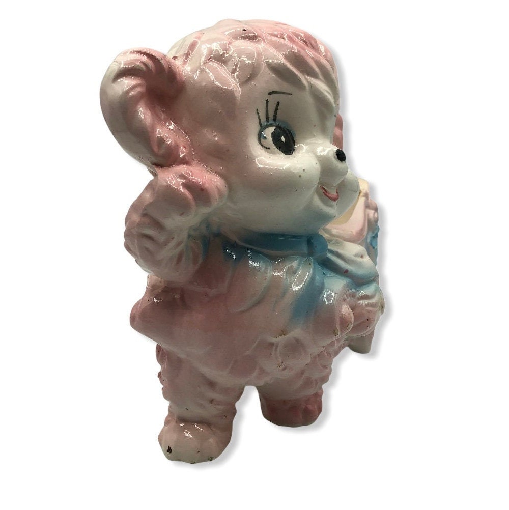 1960s Rubens Originals 3113 Pink Bear Planter - Etsy