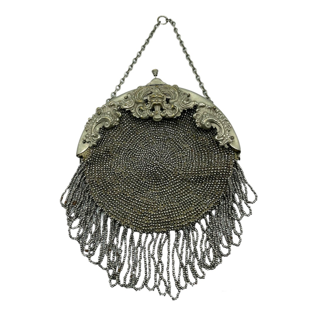 Edwardian French Steel Chatelaine Purse - Etsy