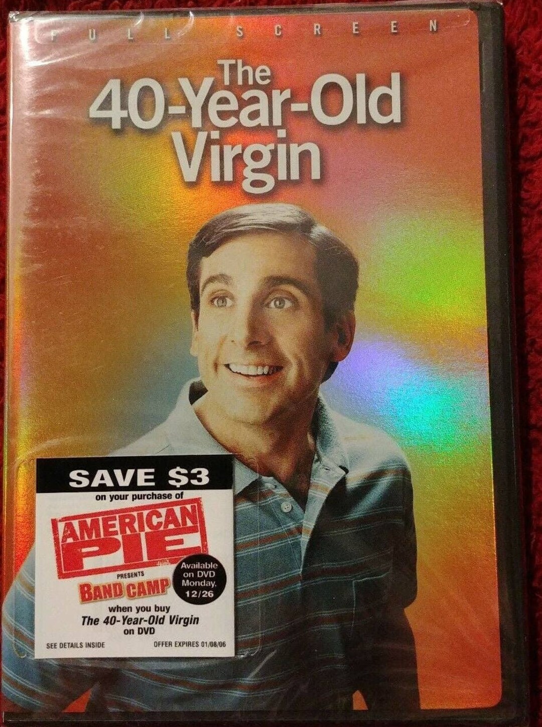 The 40 Year Old Virgin Dvd Widescreen Unrated New in Wrap Steve Carell ...
