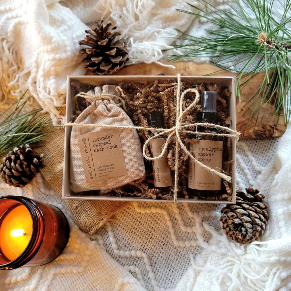 Relaxing Gift Set for Her, Spa Gift Box, Coworker Gift, Ready to Ship ...