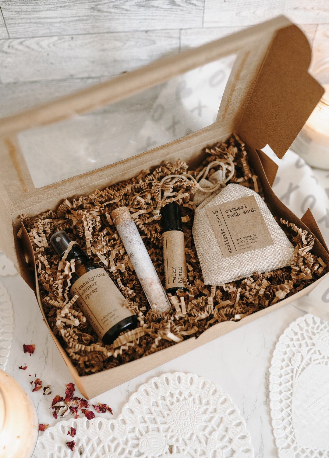 Relaxing Gift Set for Her, Spa Gift Set, Birthday Gift for Her, Self ...