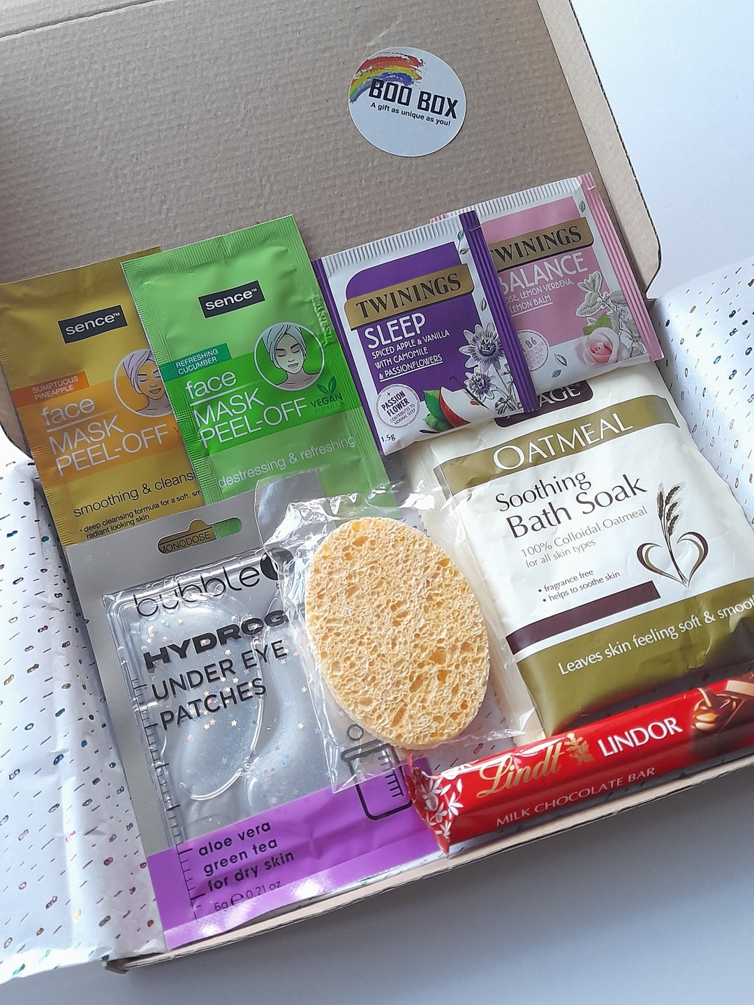 Pamper Box, Home Pamper Box, Letterbox Pamper Gift, Birthday Pamper ...