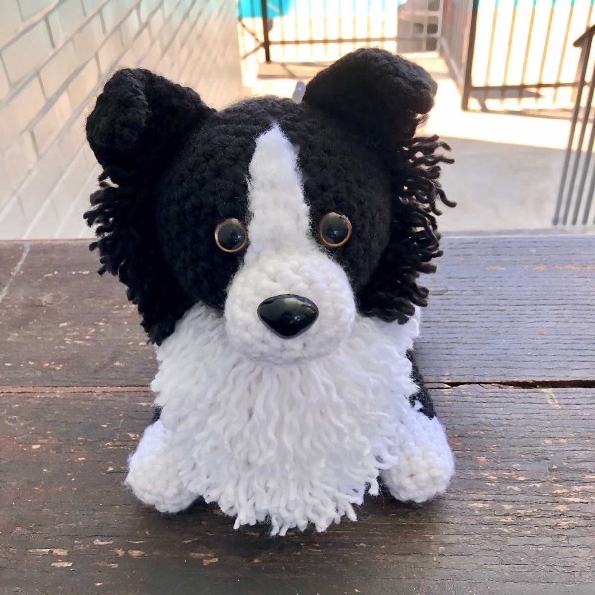 Crochet Border Collie / Aussie / Papillon - Etsy
