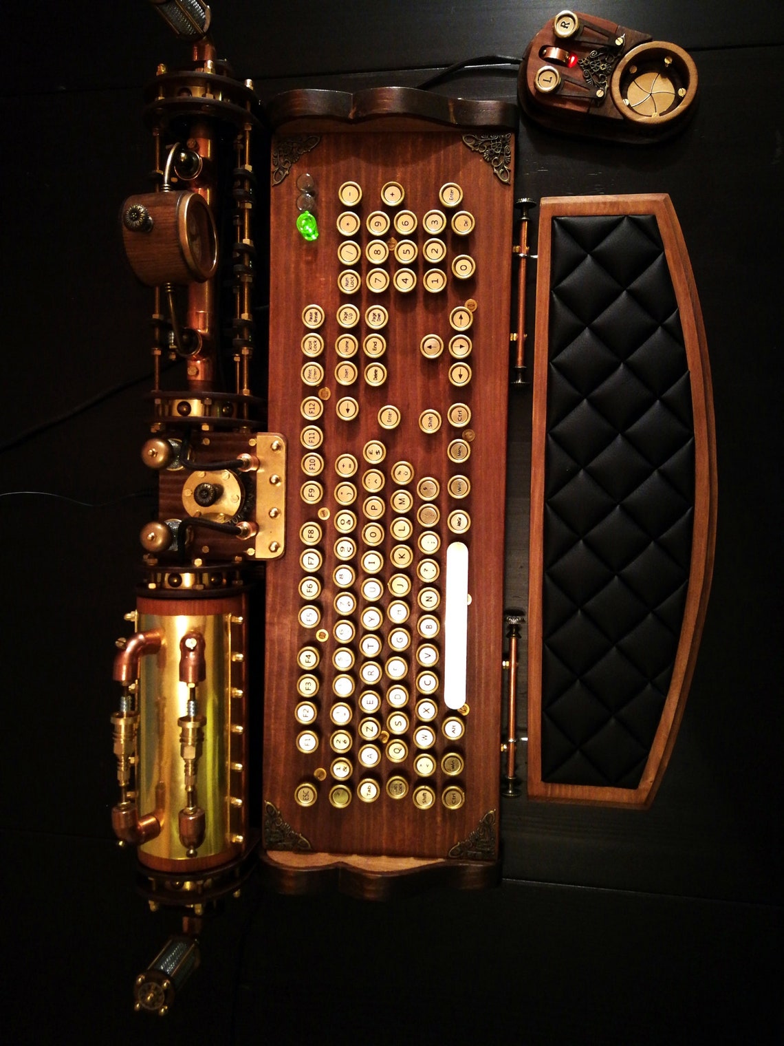 Set of steampunk neo-victorian antique look keyboard mouse | Etsy